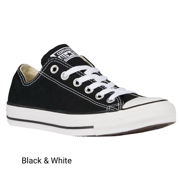 Converse | Shoes | Luxe Diamond Crystal Ab Black Low Top Converse Sizes ...